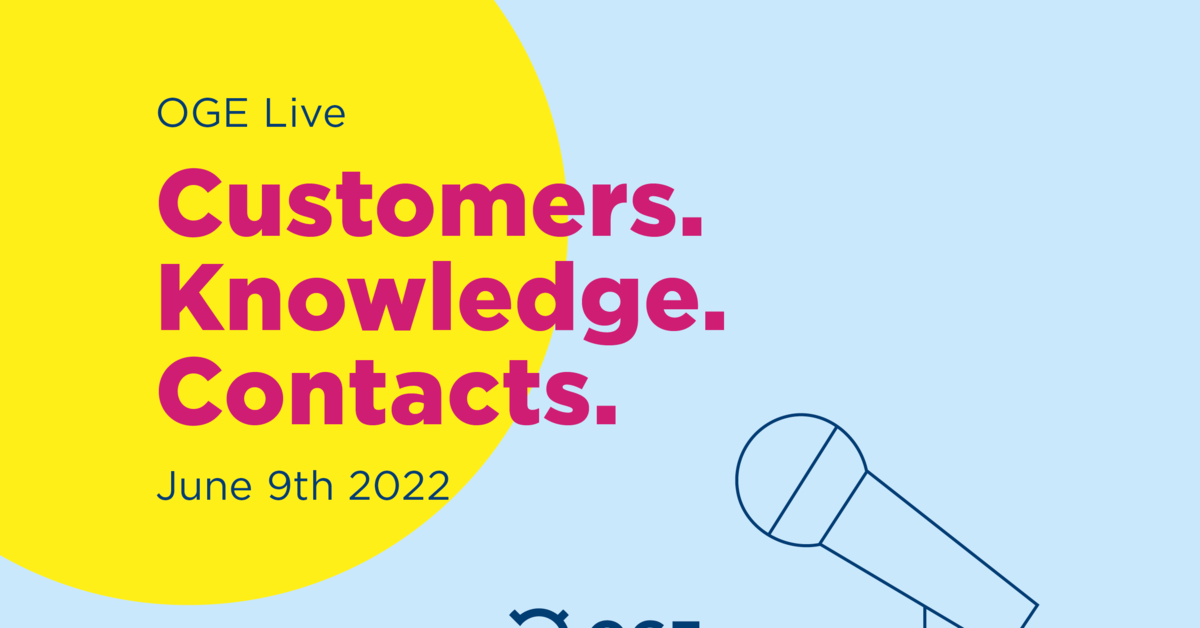 OGE-Live: Customers. Knowledge. Contacts 2022 | OGE